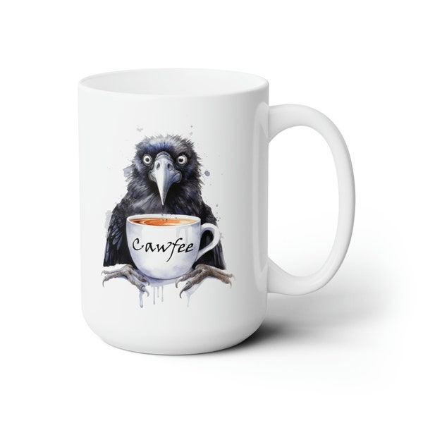 Large Coffee Mug Crows - Etsy