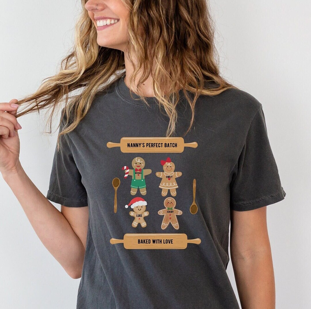 Personalized Nanny's Perfect Batch Comfort Colors T-shirt Gift for Grandma, Nanny Gift Oma Gift ...
