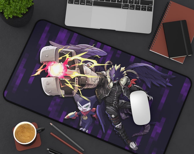 Digimon Desk Mat, Trading Card Game Playmat, Pokemon TCG, Beelzemon ...