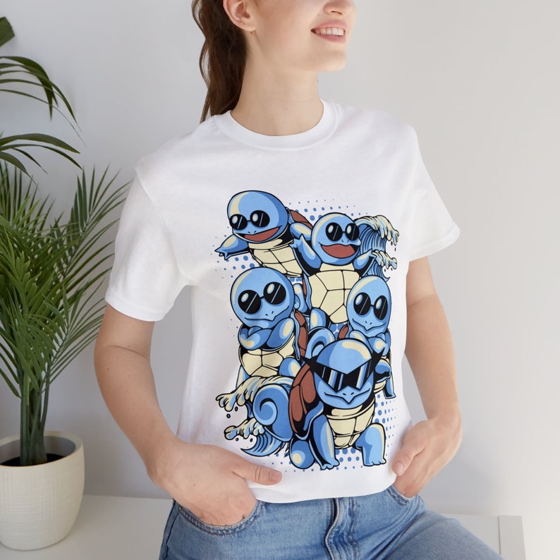 Pokemon Shirt, Squirtle Squad Shirt, Gift Birthday Shirt, Anime Shirt ...