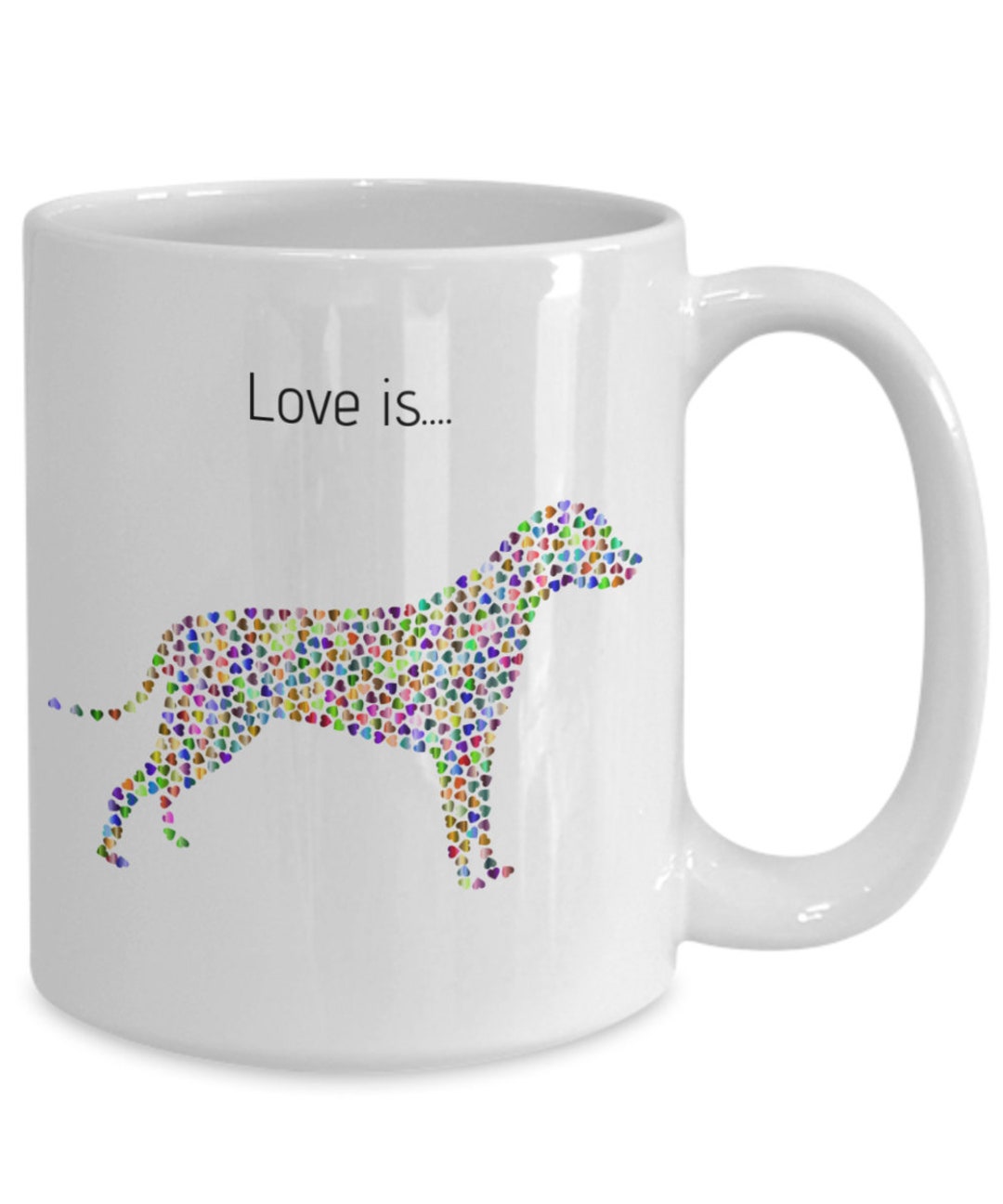 Dog Coffee Mug, Love is Dogs, Coffee Mug, Gifts for Dog Mom, Gifts for ...