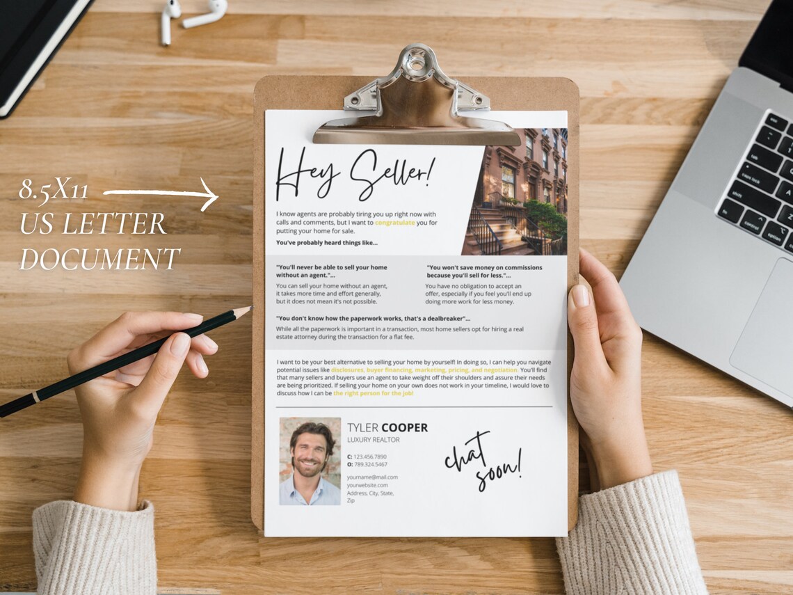 FSBO, for Sale by Owner Letter, Real Estate Marketing, Real Estate ...