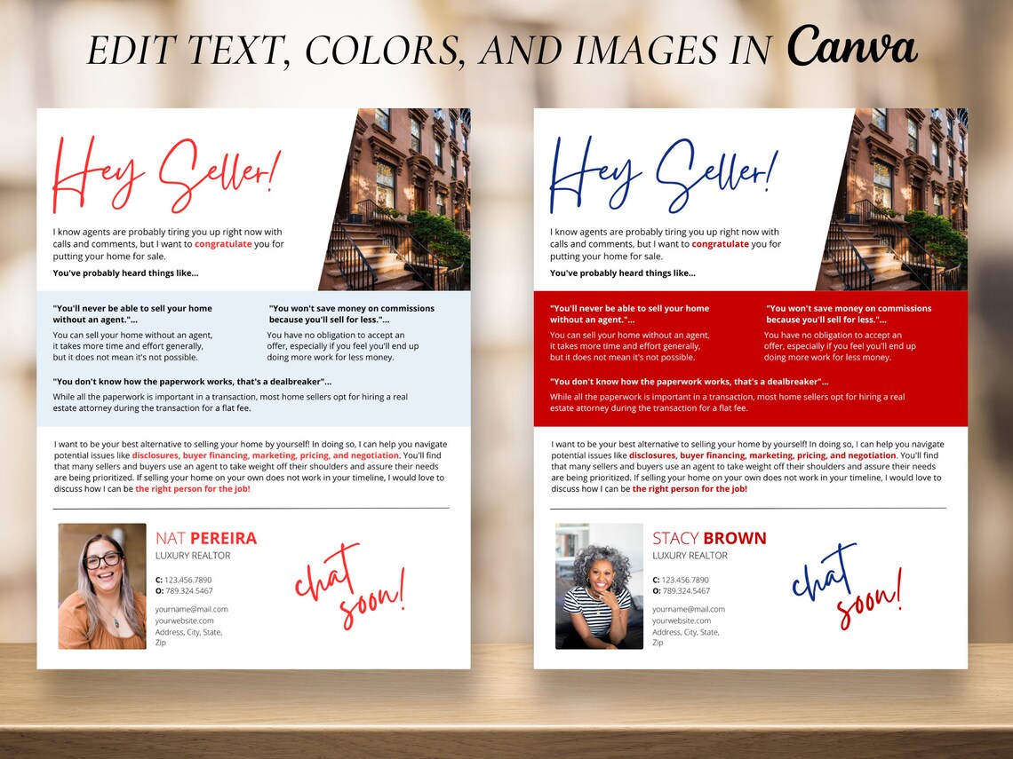 FSBO, for Sale by Owner Letter, Real Estate Marketing, Real Estate ...