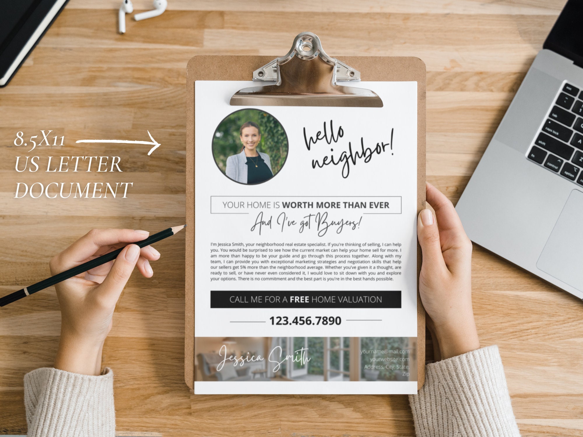 Realtor Letter to Seller, Prospecting Letter, Real Estate Marketing ...