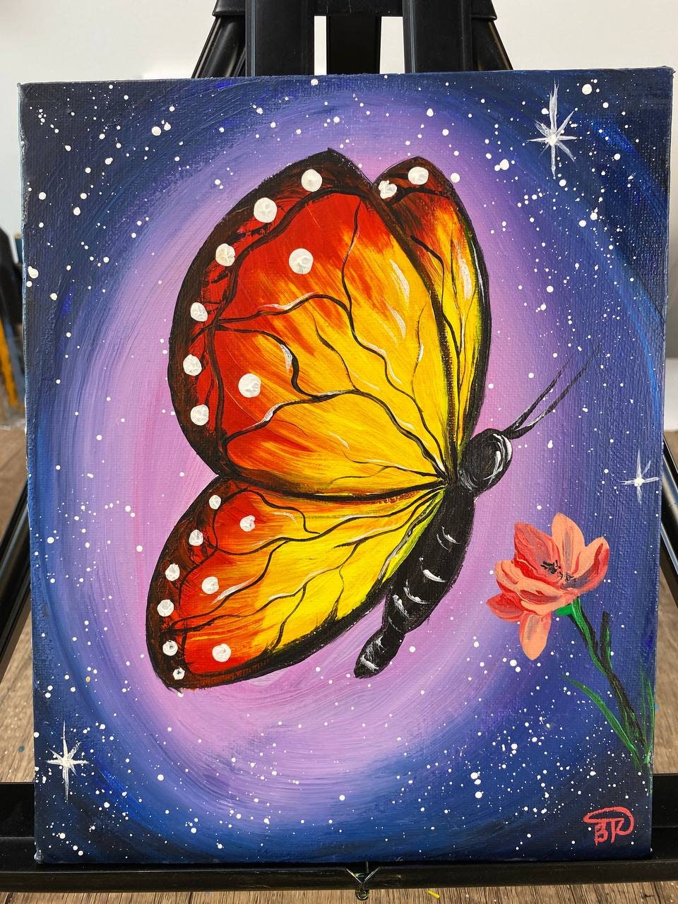 ORIGINAL Handmade Painting "butterfly", 8 X 10 Inch - Etsy