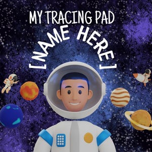 PLR Cursive Name Tracing Pad for Kids – Personalized Handwriting ...