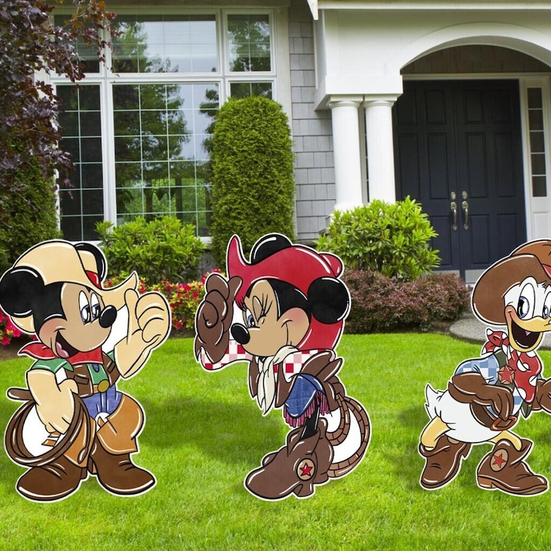 Mickey Cowboy - Etsy