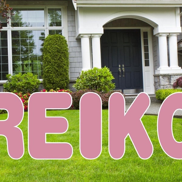 Individual Letters Yard Signs - Etsy