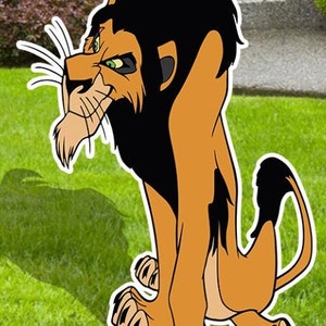 The Lion King Birthday Party Decor,mufasa Liong King Cutouts, Outdoor ...
