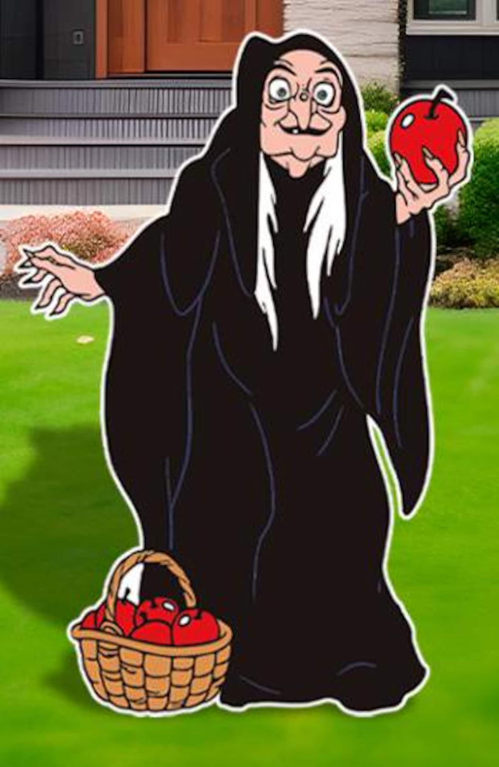 Halloween Villains Cutouts, Evil Queens and Villains, Outdoor Decor ...
