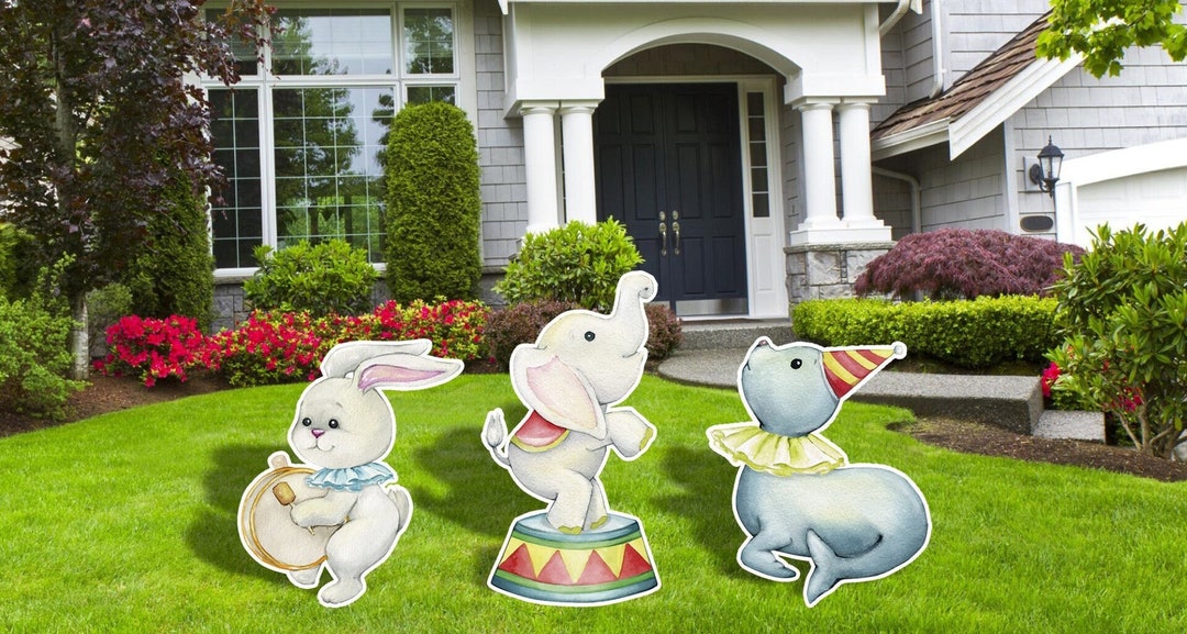 Circus Cutouts, Circus Water Color, Circus Birthday Party Cutouts ...