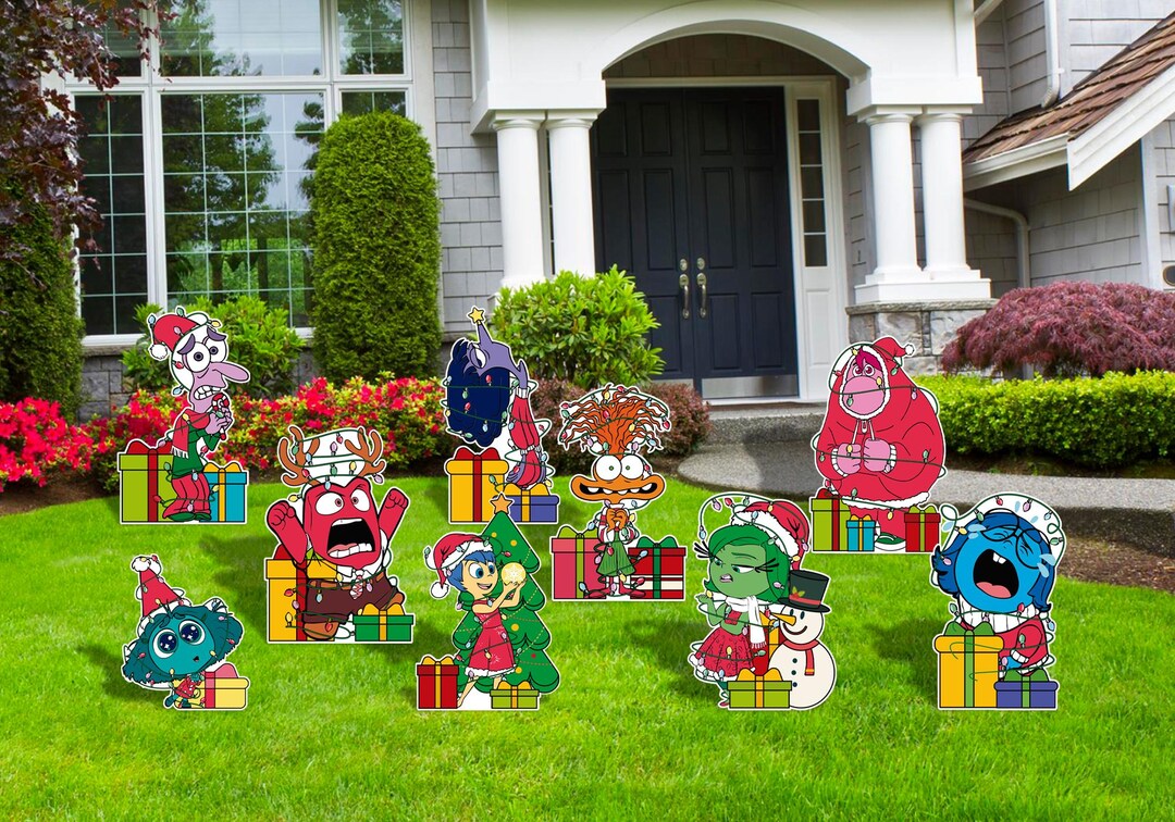 Inside Out Christmas Decor, Inside Out Cutouts,christmas Inside Out ...