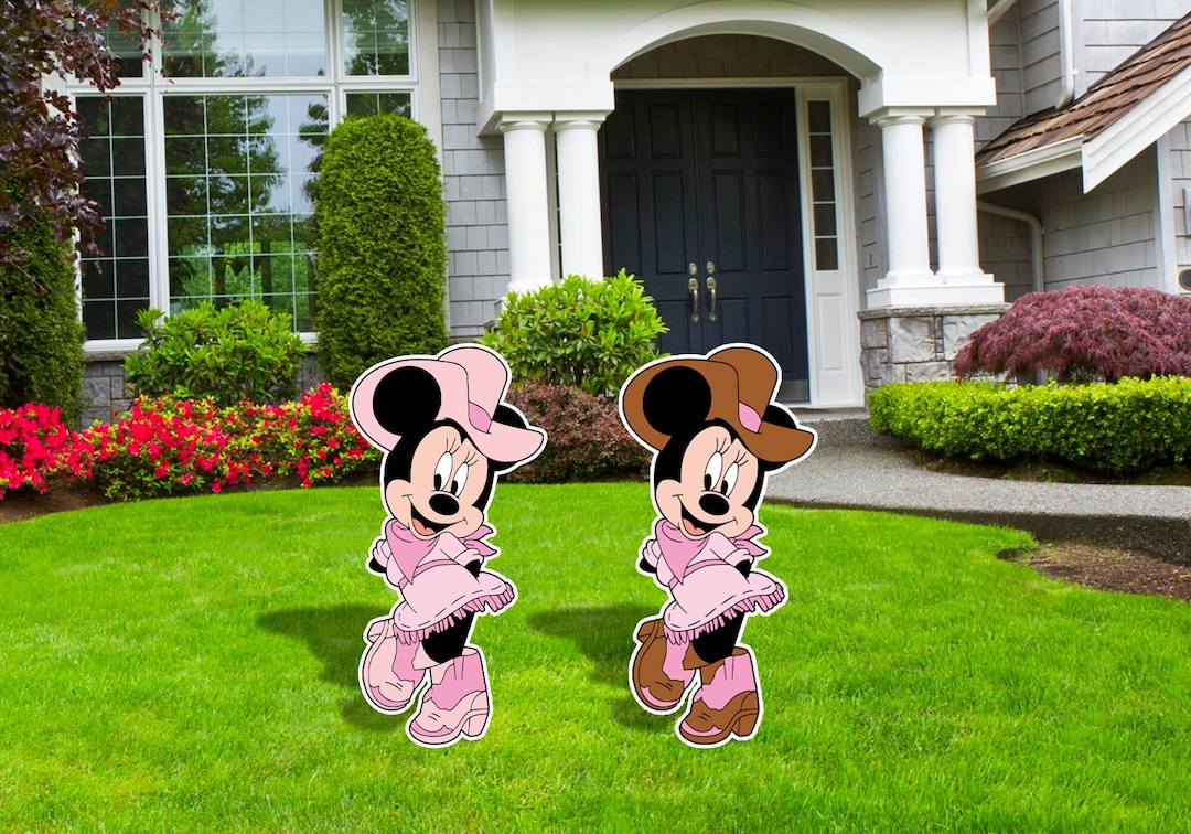 Minnie Cow Girl Party Decor, Minnie Rodeo Cutouts, Minnie Cow Girls ...