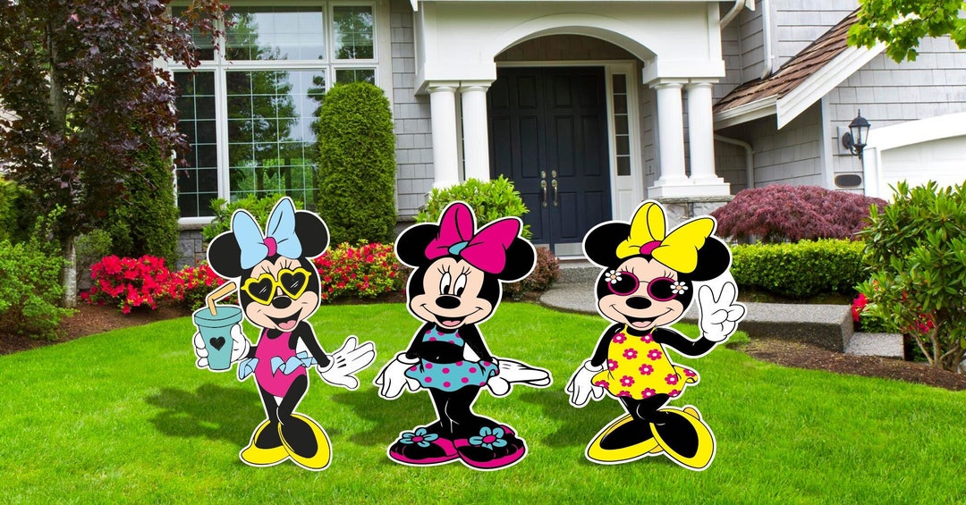Minnie Pool Party Decor, Minnie Pool Party Cutouts, Pool Party Decor ...