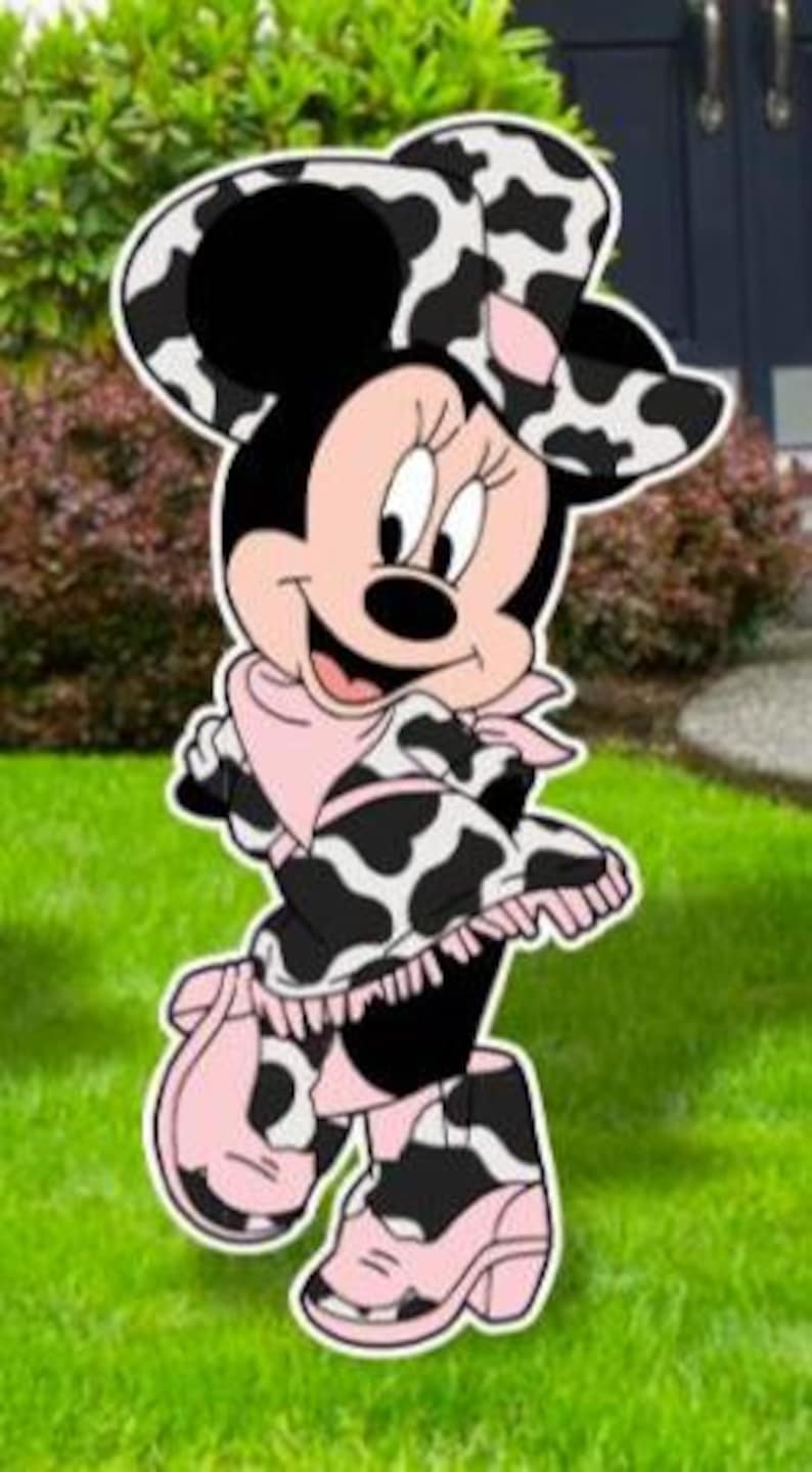 Minnie Cowboy, Cowgirl Party Decor, Minnie Rodeo Cutouts, Minnie ...