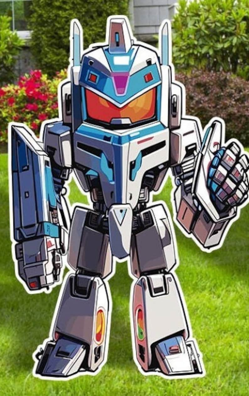 Robots Cut Outs Boys Birthday Party Decor Yard Art. Party - Etsy