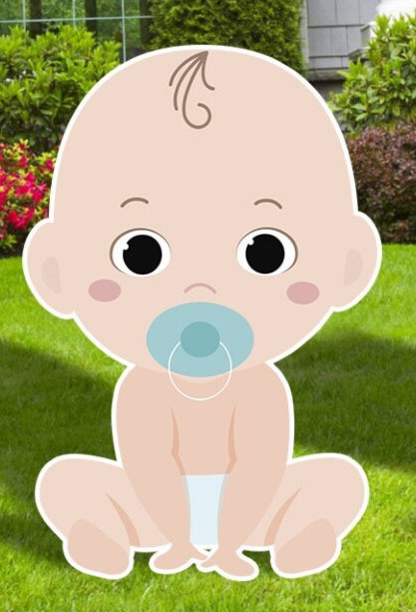 Baby Boy Baby Girl Cut Outs Outdoor Decoration Sign - Etsy