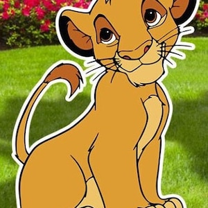The Lion King Birthday Party Decor,mufasa Liong King Cutouts, Outdoor ...