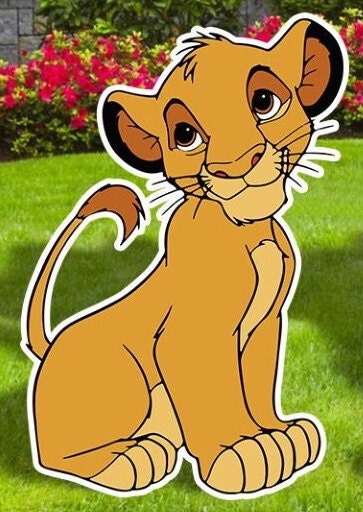 The Lion King Birthday Party Decor,mufasa Liong King Cutouts, Outdoor ...