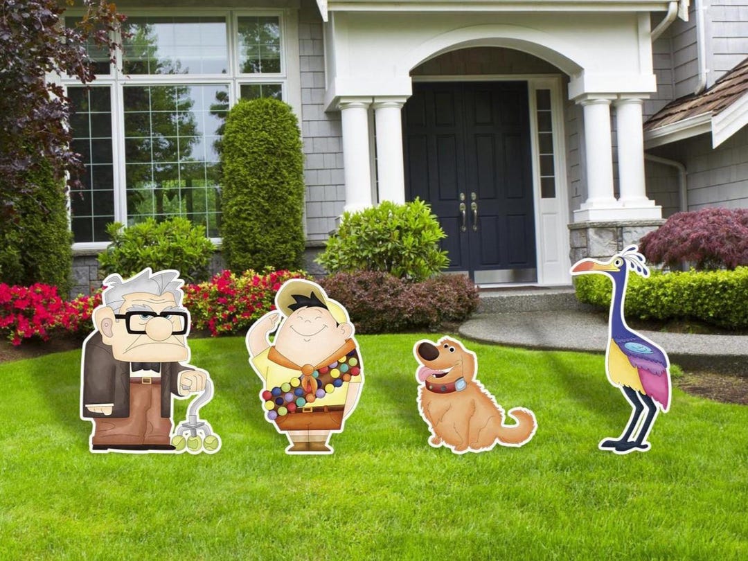 Up Birthday Party Cutouts, up Flying House, up Halloween Decor, up ...