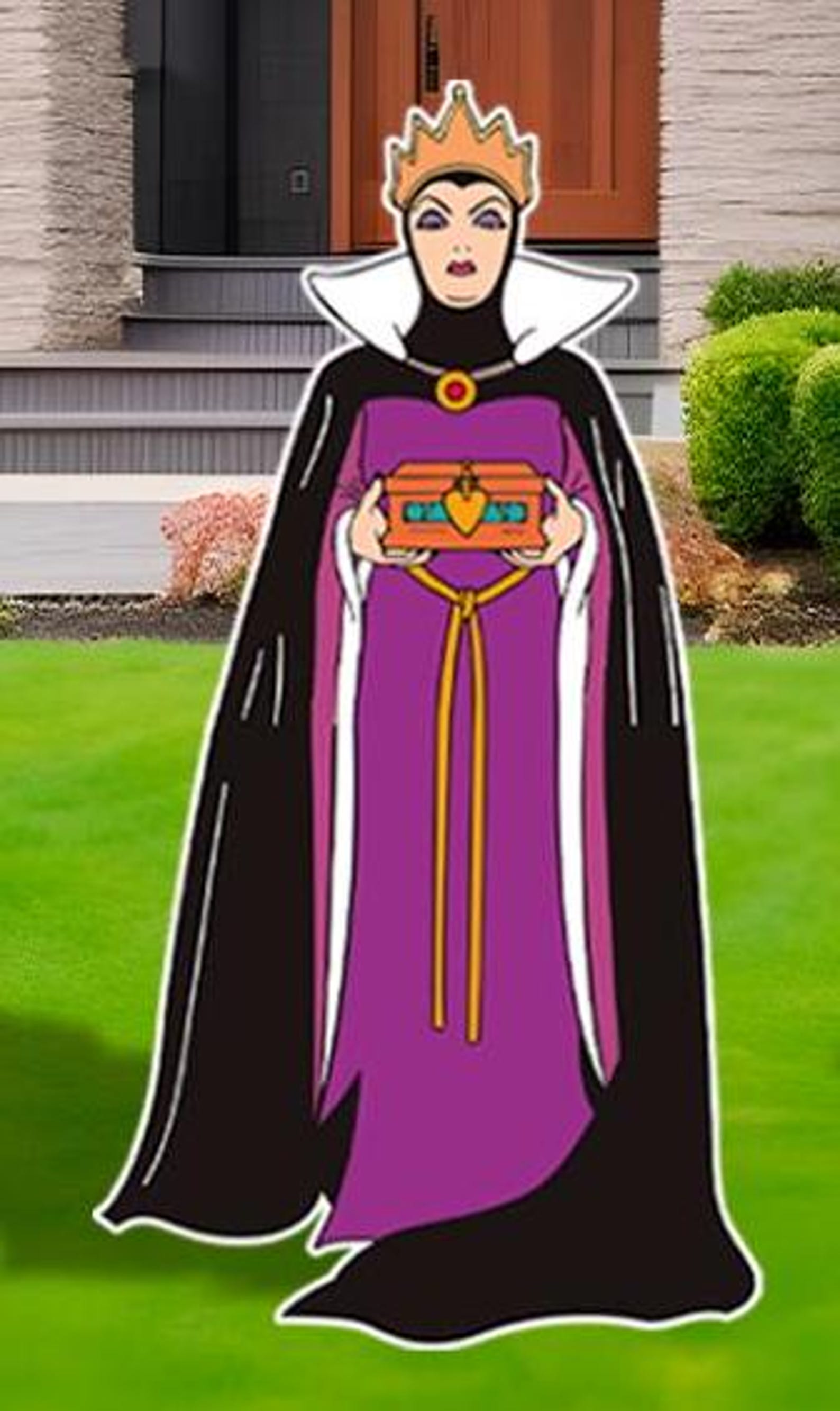 Halloween Villains Cutouts, Evil Queens and Villains, Outdoor Decor ...