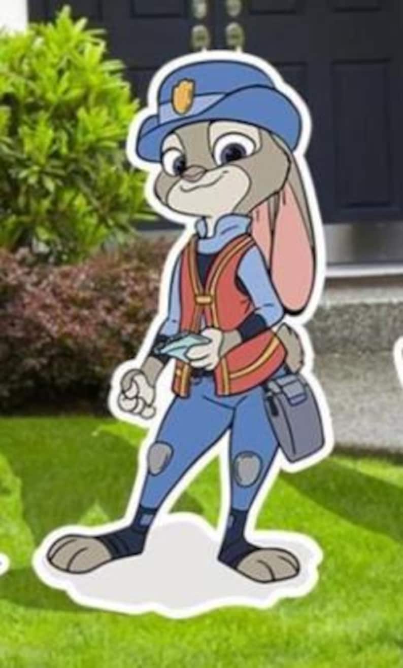 Zootopia Birthday Party Decor, Party Decor, Cartoon Cutouts, Party ...