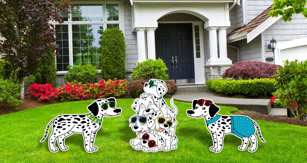 Dalmatians Summer Party Decor Cutouts, Yard Signs, Outdoor Decor ...
