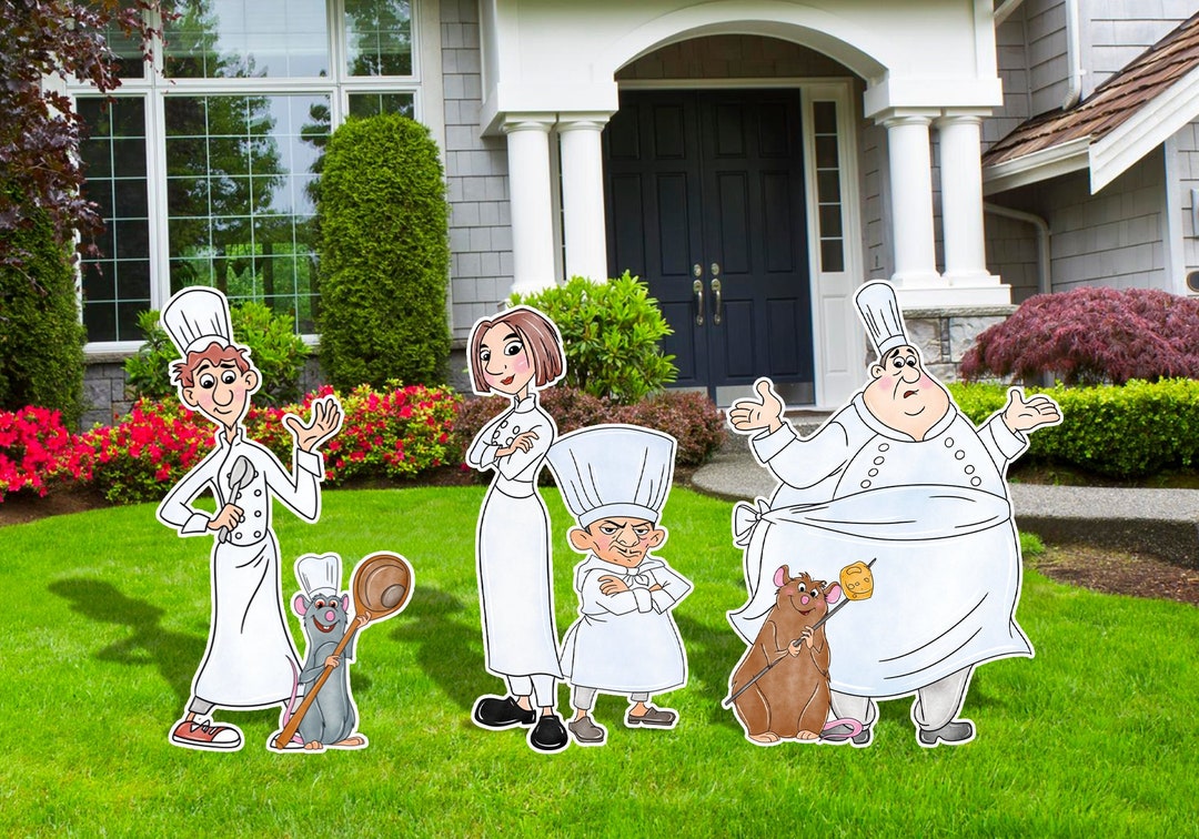 Ratatouille Party Decor, Ratatouille Water Color Cutouts, , Ratatouille ...