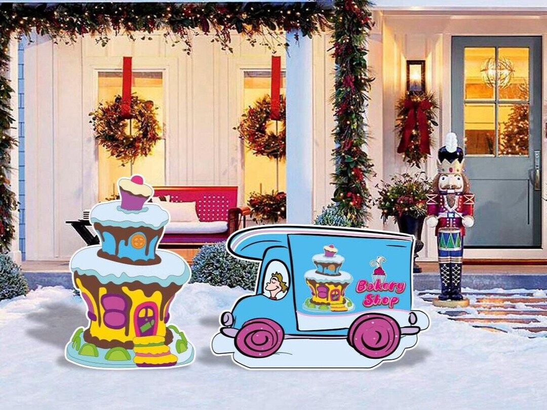 Village Bakery Cutout, Village Bakery Cutout, Christmas Cutouts ...