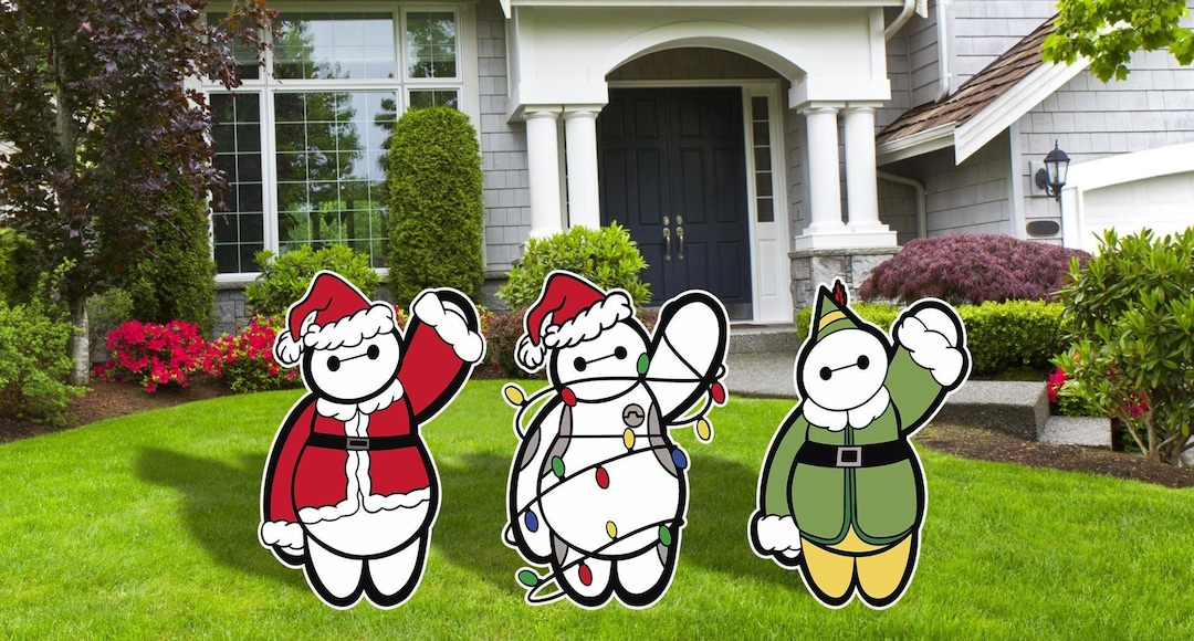 Christmas Characters Decor Cut Outs Christmas Yard Signs - Etsy