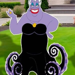 Halloween Villains Cutouts, Evil Queens and Villains, Outdoor Decor ...