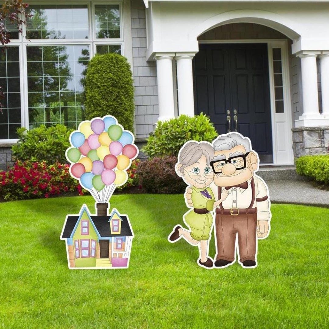 Up Birthday Party Cutouts, up Flying House, up Halloween Decor, up ...