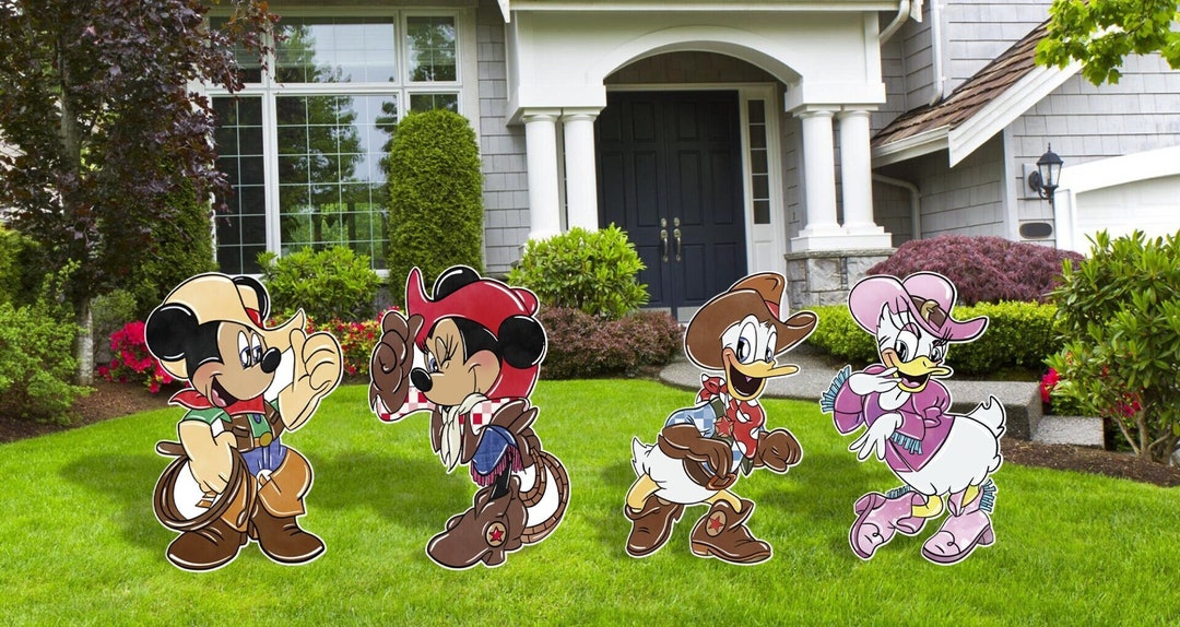 Cowboys Cutouts, Mickey and Friends Cowboy and Cowgirls, Birthday Party ...