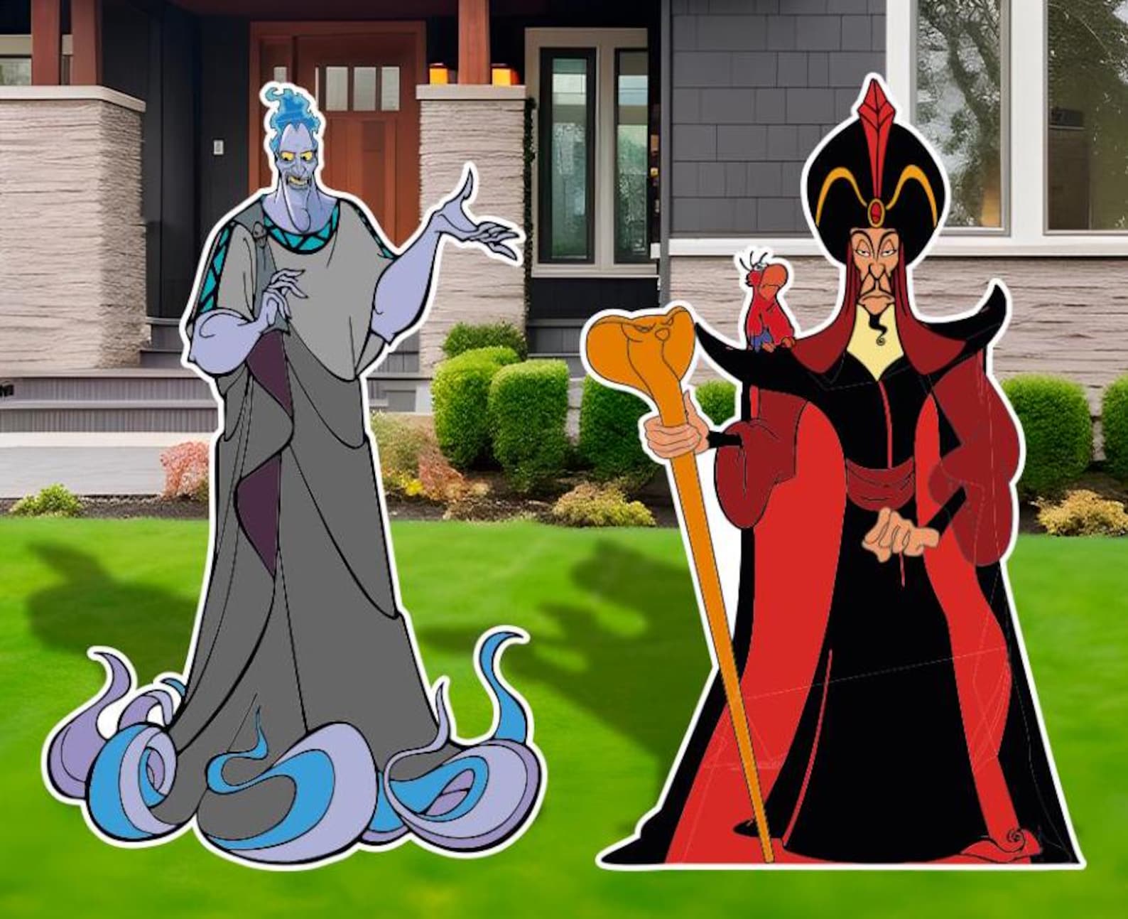 Halloween Villains Cutouts, Evil Queens and Villains, Outdoor Decor ...