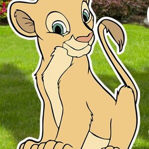 The Lion King Birthday Party Decor,mufasa Liong King Cutouts, Outdoor ...