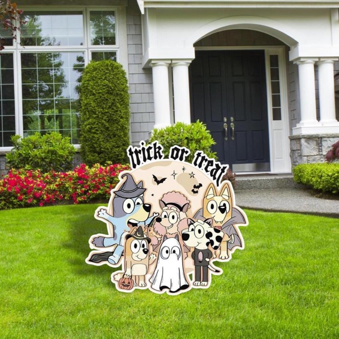 Blue Halloween Decor, Halloween Dogs in Costumes, Trick or Treat ...