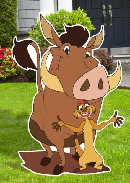 The Lion King Birthday Party Decor,mufasa Liong King Cutouts, Outdoor ...