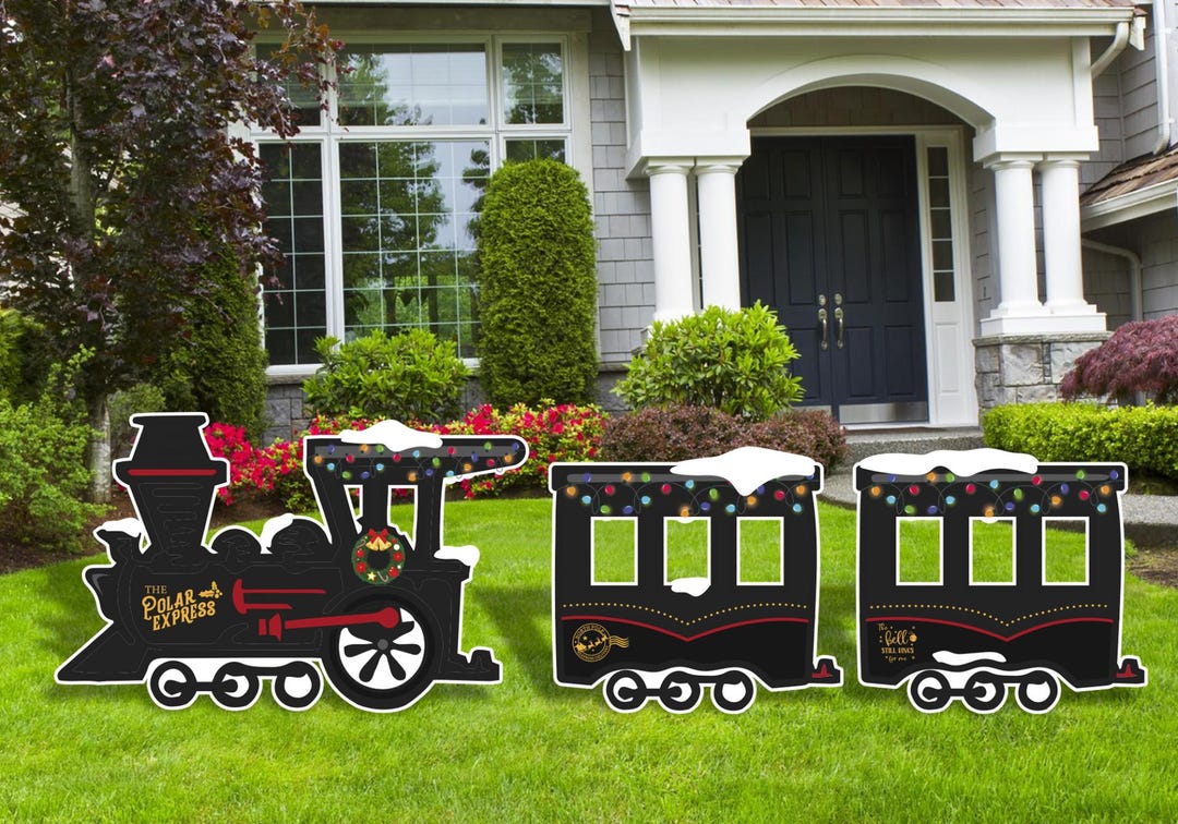 Polar Express, Christmas Train Cutouts, Christmas Party Decor ...