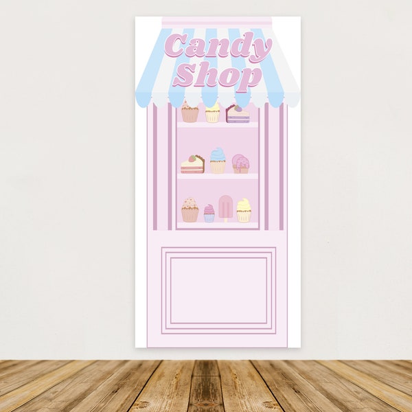 Candy Shop Backdrop - Etsy