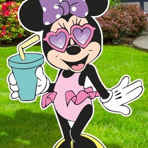 Minnie Pool Party Decor, Minnie Pool Party Cutouts, Pool Party Decor ...