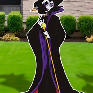Halloween Villains Cutouts, Evil Queens and Villains, Outdoor Decor ...