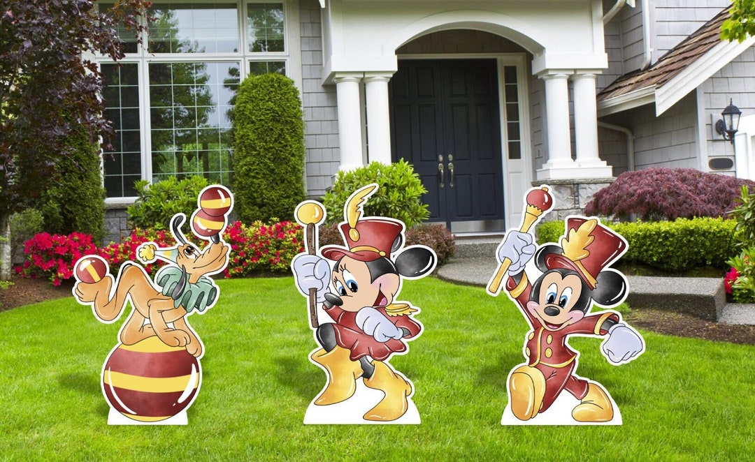 Mickey Circus, Water Color, Mickey and Minnie Marching Band, Cut Outs ...