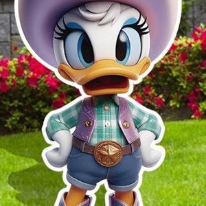 Mickey Anf Friends Rodeo Party Decor, Mickey Cow Boy Cutouts, Minnie ...