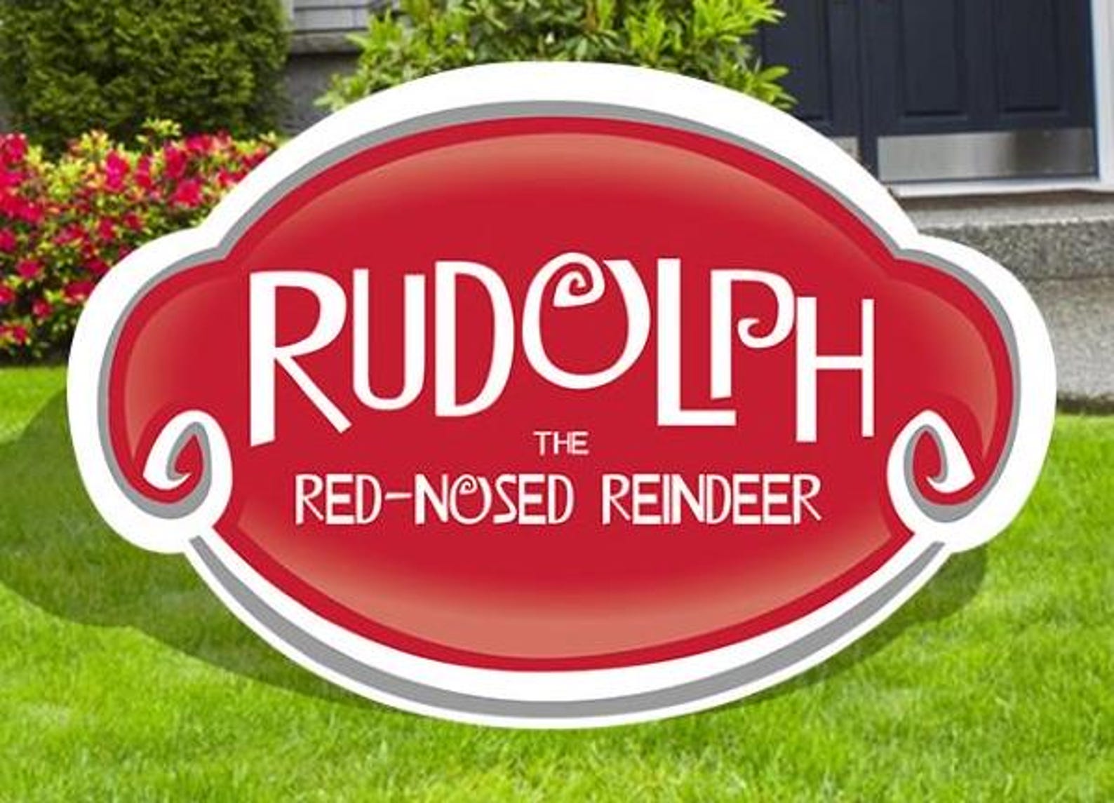 Rudolp Sign, Misfit Toys Yard Signs and Cutouts, Rudolph the Red Nosed ...