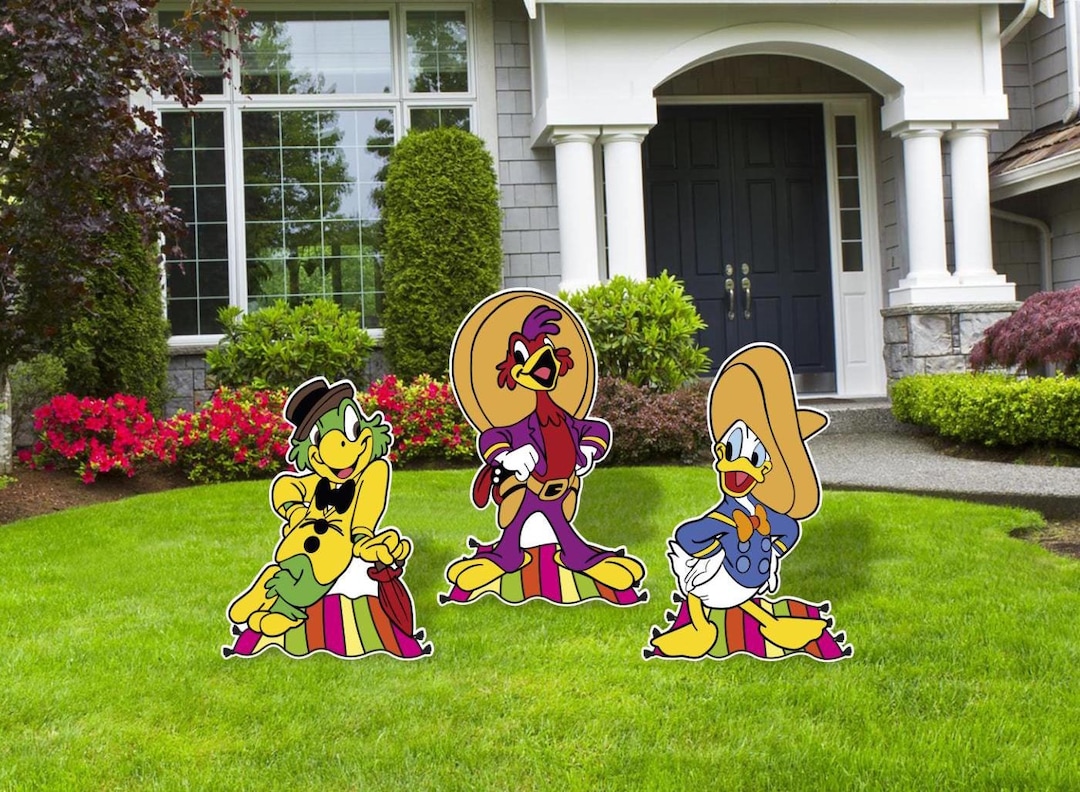 The Tres Caballeros, Cutouts and Yard Signs, Cinco De Mayo Cutouts ...