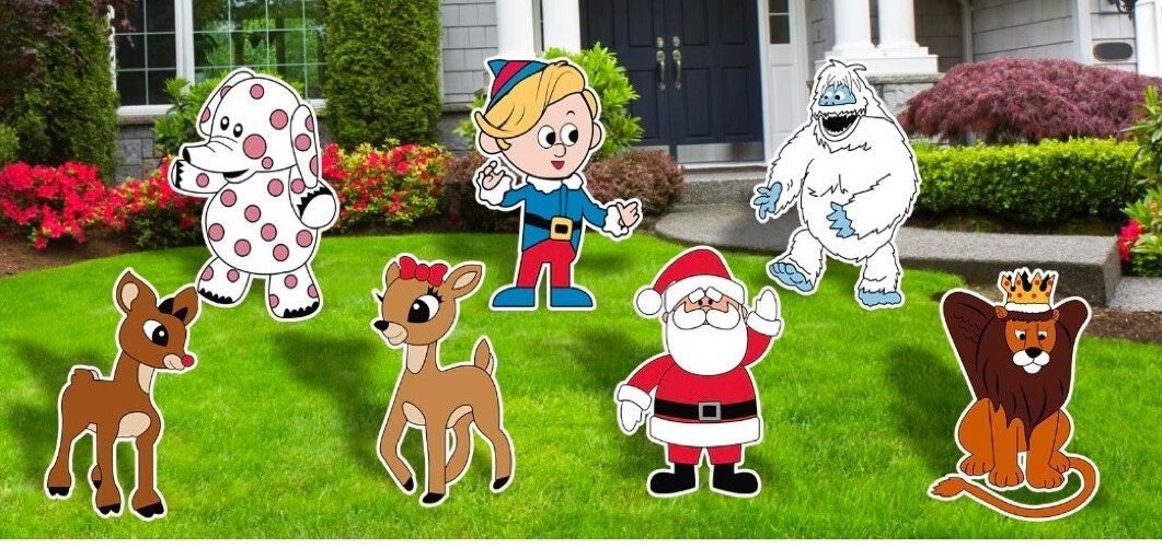 Misfit Toys, Yard Signs and Cutouts, Rudolph the Red Nose Characters ...