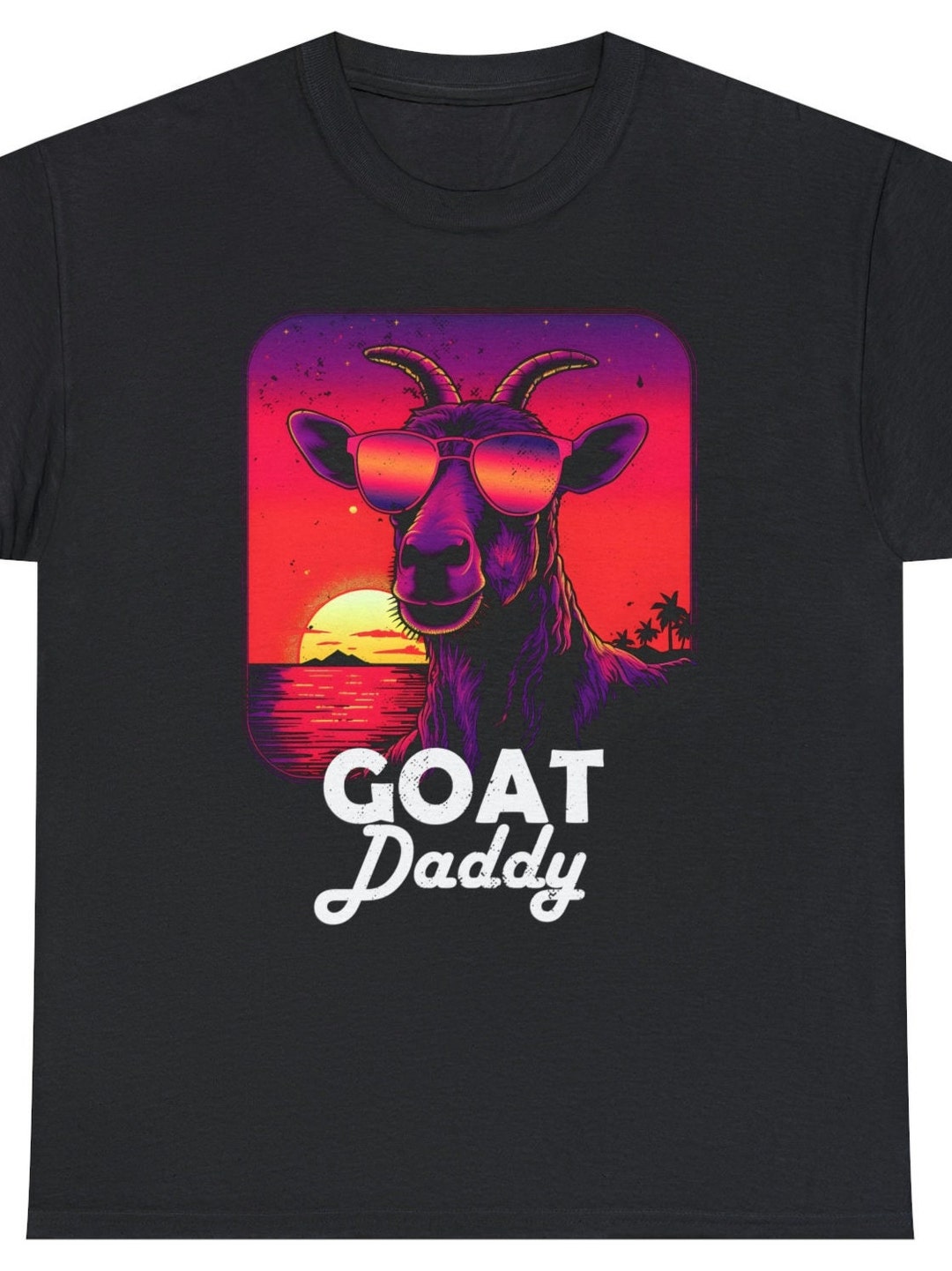Goat Daddy Shirt Animal Goat Lover Tshirt Fathers Day Goat Gift for Dad ...