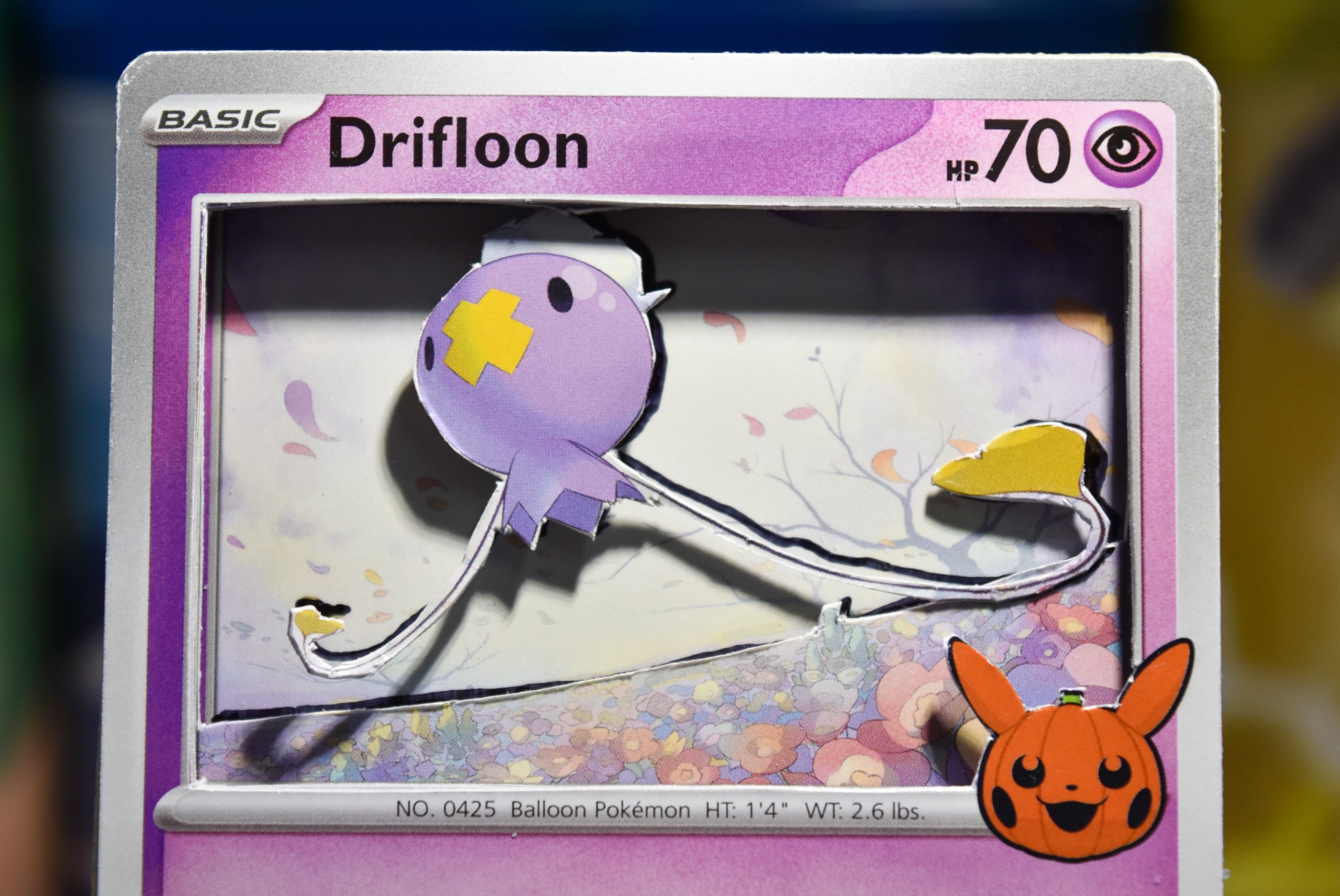 3D Pokemon Cards: Runerigus, Shuppet, Banette, Drifloon, Drifblim ...