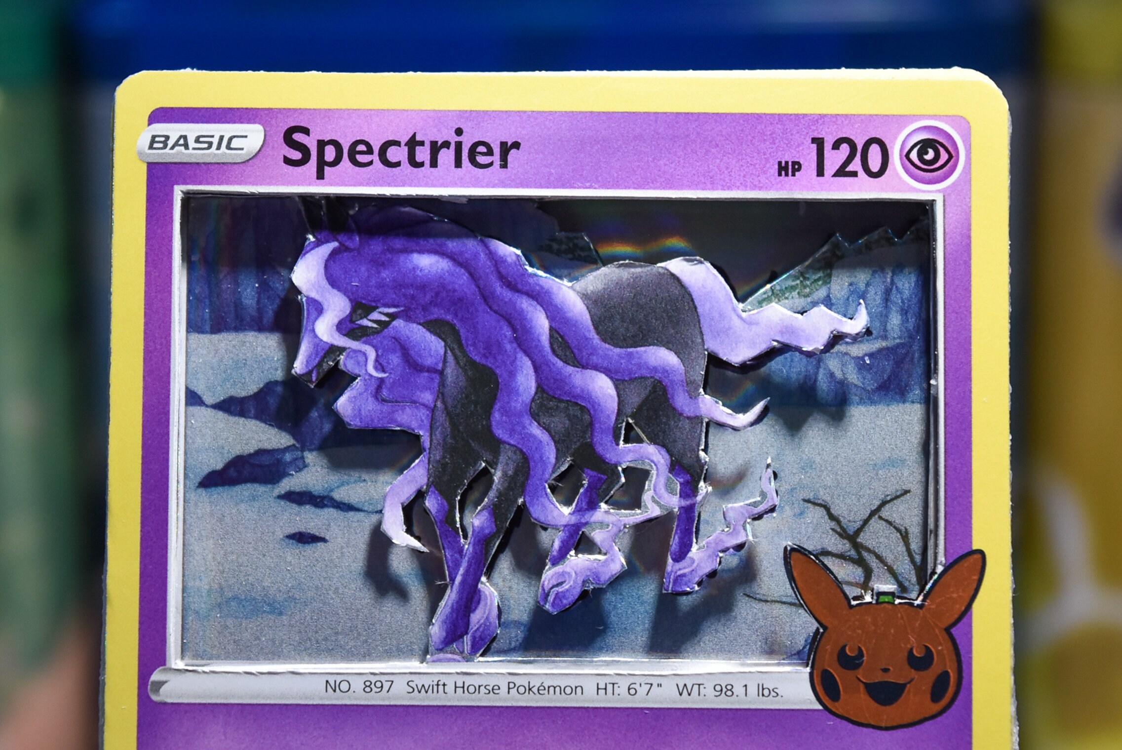 3D Pokemon Cards: Runerigus, Shuppet, Banette, Drifloon, Drifblim ...