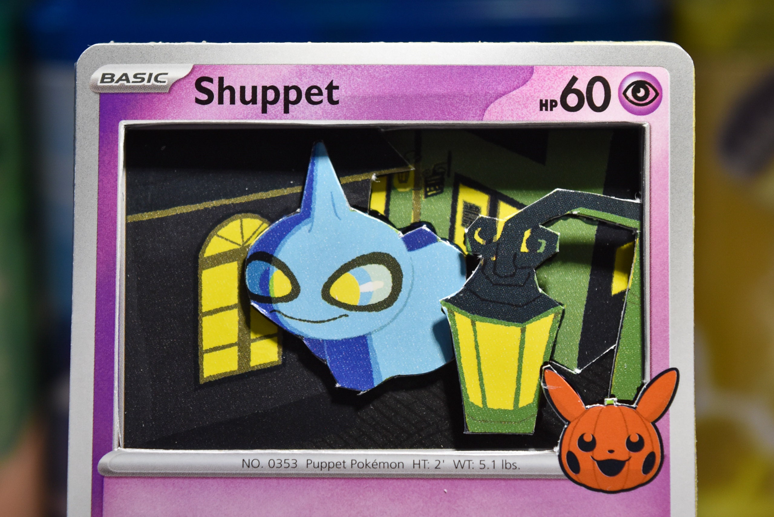 3D Pokemon Cards: Runerigus, Shuppet, Banette, Drifloon, Drifblim ...
